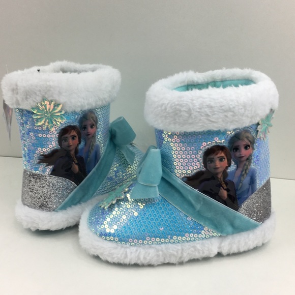 Disney | Shoes | Disney Frozen Girl Winter Boot Very Soft Size 9 | Poshmark